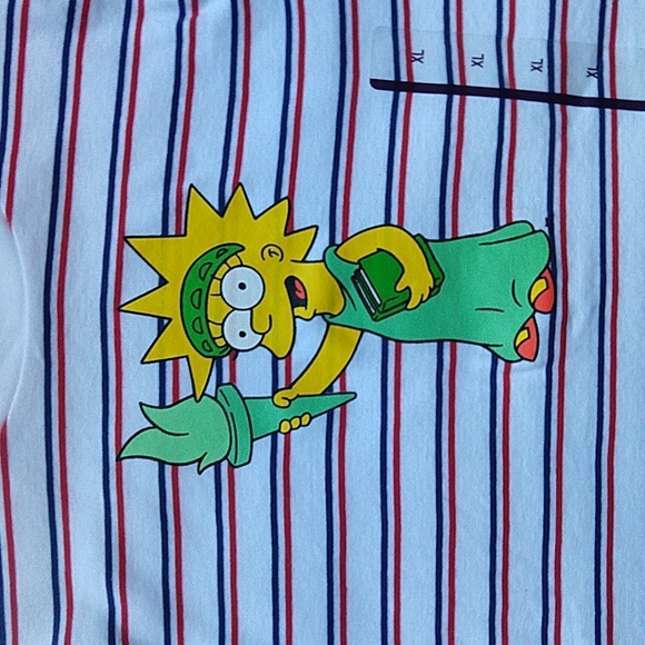 Simpsons | Shirts & Tops | The Simpsons Lisa Statue Of Liberty Red ...
